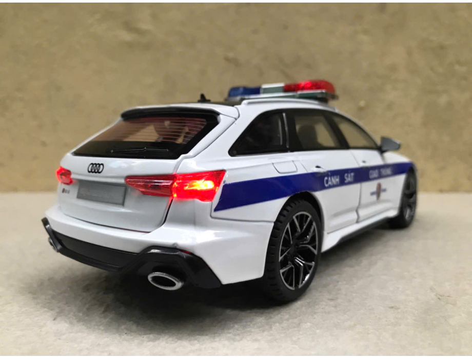 Mô hình xe Police CSGT Audi RS6 tỷ lệ 124 - Xe đặc chủng ...